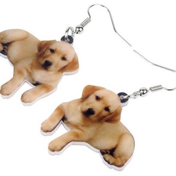 Jewelry | Golden Labrador Retriever Puppy Earrings | Poshmark